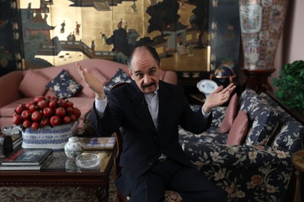 Federico Acosta Descendant Moctezuma Poses During Editorial Stock Photo ...