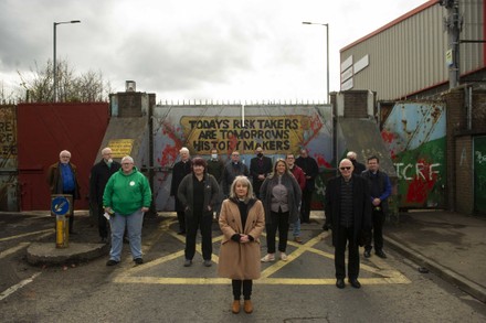 Religious Leaders Across Belfast Rev Tracey Editorial Stock Photo ...
