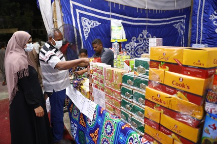 People Shop Ahlan Ramadan 2021 Fair Editorial Stock Photo - Stock Image ...