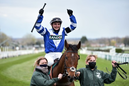 Jockey Megan Nicholls On Knappers Hill Editorial Stock Photo - Stock ...