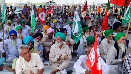 Farmers Block Kmp Expressway Near Mandothi Editorial Stock Photo ...