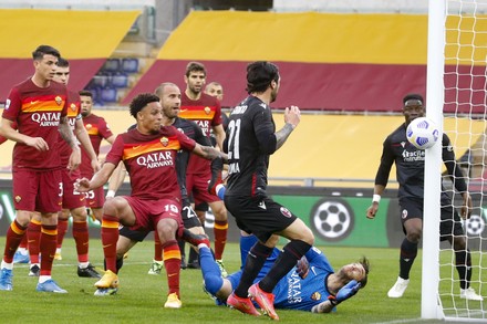 AS Roma vs Bologna FC, Rome, Italy - 11 Apr 2021 Stock Pictures ...