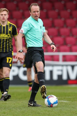 Referee David Rock During Second Half Editorial Stock Photo - Stock ...