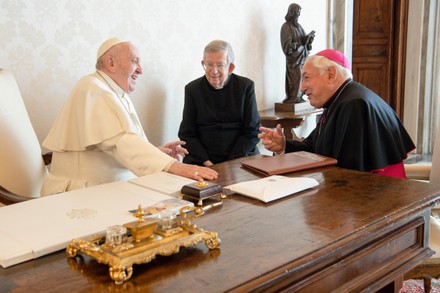 Pope Francis Received Audience This Morning Editorial Stock Photo ...