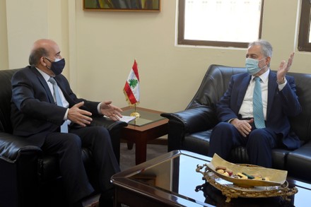 Lebanese Minister Foreign Affairs Charbel Wehbe Editorial Stock Photo ...