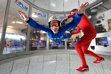 Customers Pictured David Ricketts Ifly Indoor Editorial Stock Photo ...