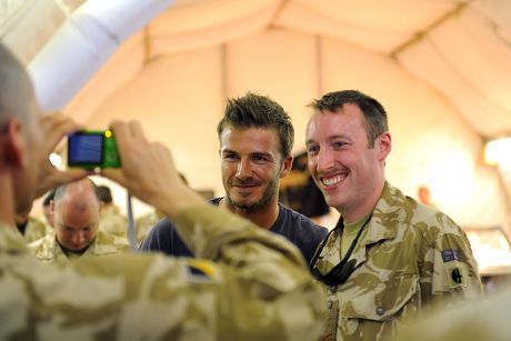 David Beckham Having His Photo Taken Editorial Stock Photo - Stock ...