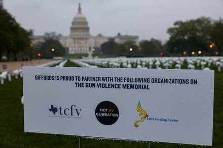Gun Violence Memorial on National Mall, Washington DC, USA - 14 Apr ...