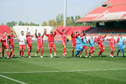 Players Ac Monza Celebrates Win End Editorial Stock Photo - Stock Image ...