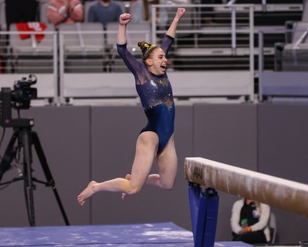 Utahs Sydney Soloski Completes Her Floor Editorial Stock Photo - Stock ...