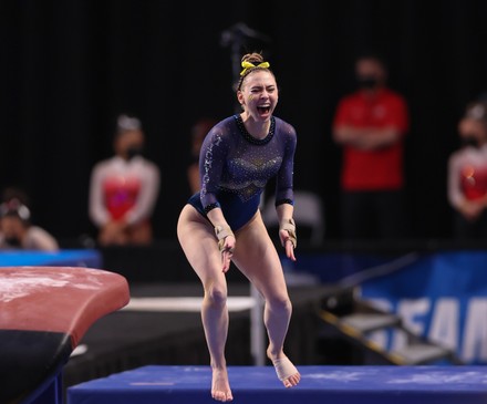 Utahs Sydney Soloski Completes Her Floor Editorial Stock Photo - Stock ...