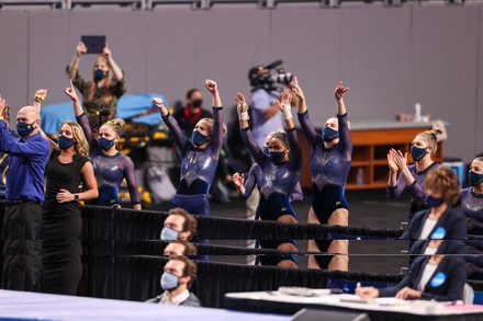Michigans Gabby Wilson Performs Her Floor Editorial Stock Photo - Stock ...