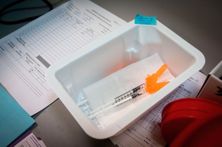 Syringes Filled Cominarty Vaccine Ready Be Editorial Stock Photo ...