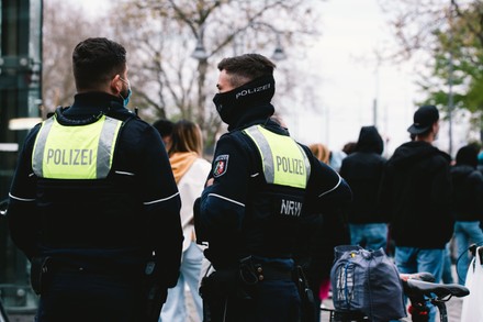 Protest Against Curfew In Cologne, Germany - 17 Apr 2021 Stock Pictures ...