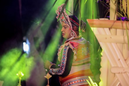 Sri Lankan Traditional Dancer Performs During Editorial Stock Photo ...