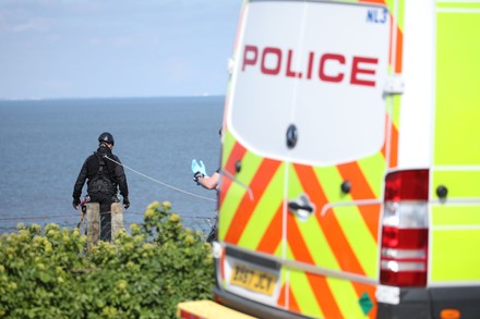 Police Prepare Search Cliffs Hunstanton Norfolk Editorial Stock Photo ...