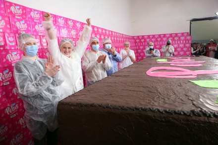 Worlds Largest Chocolate Bar Has Been Editorial Stock Photo - Stock ...