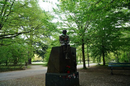 Ayrton Senna memorial, Imola, Italy - 18 Apr 2021 Stock Pictures ...