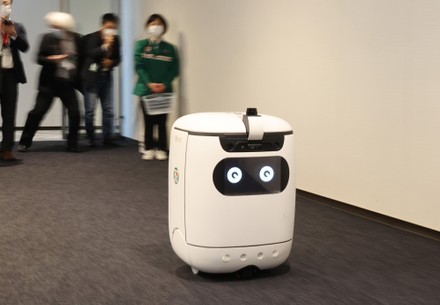 Autonomous Delivery Robot Rice Developed By Editorial Stock Photo ...