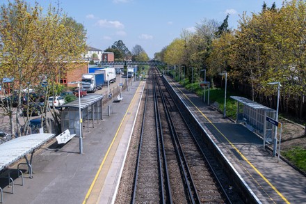 Railway Line Through Hounslow Train Station Editorial Stock Photo ...
