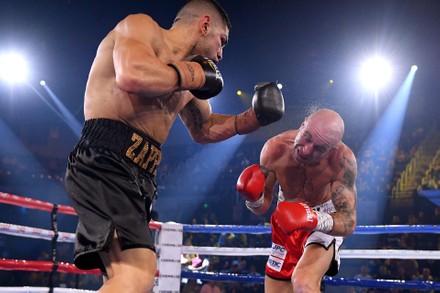 Australian Boxers Lenny Zappavigna L Danny Editorial Stock Photo ...