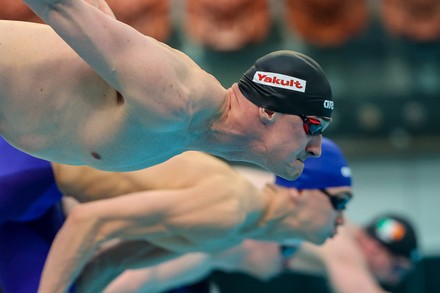 Mens 100m Freestyle Finn Mcgeever National Editorial Stock Photo ...