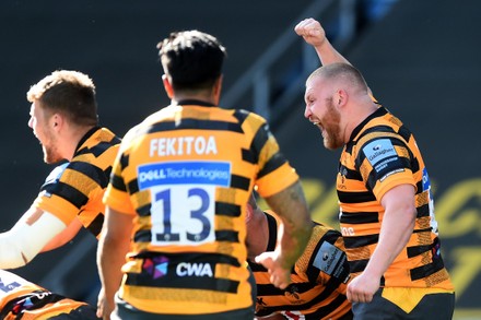 Tom West Wasps Celebrates His Side Editorial Stock Photo - Stock Image ...