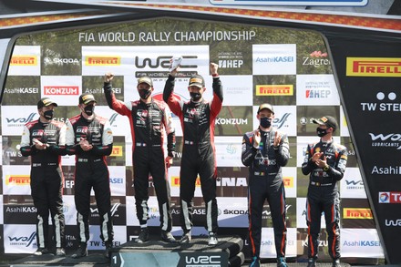 __COUNT__ WRC Croatia Rally winners, Kumrovec, Croatia - 25 Apr 2021 ...