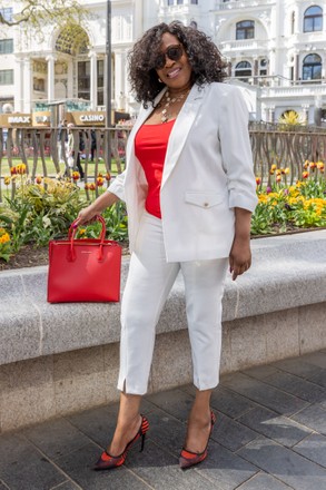 Radio Presenter Angie Greaves Celebrates Her Editorial Stock Photo ...