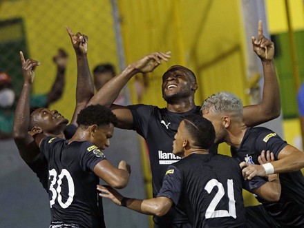 Honduras Progreso Players Celebrate Goal Scored Editorial Stock Photo ...