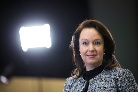 Vattenfall Ceo Anna Borg Poses After Redaktionelles Stockfoto ...