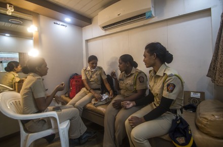 Lady Police Constables Sitting Having Their Editorial Stock Photo ...