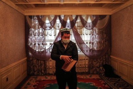 Villager Tursunjan Mamat Shows Koran Foreign Editorial Stock Photo ...