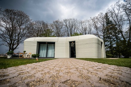 View First House Made 3d Printed Editorial Stock Photo - Stock Image ...
