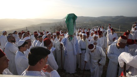 Members Samaritan Community Pray Sunrise During Editorial Stock Photo ...