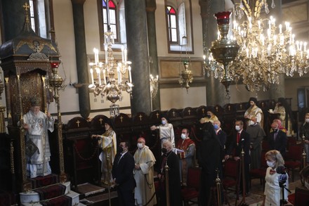 imágenes de Orthodox Easter ceremony during a lockdown in Istanbul ...