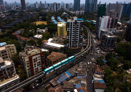 View Bhoiwada Junction Which Usually Sees Editorial Stock Photo - Stock ...