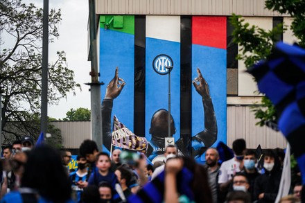 Inter Fans During Celebrations Victory Football Editorial Stock Photo ...