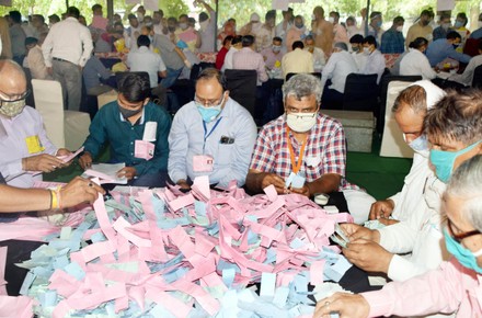 Inside View Counting Hall During Counting Editorial Stock Photo - Stock ...