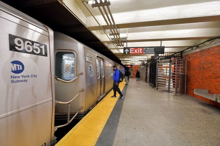 Passengers Board Nrw Train 49th Street Editorial Stock Photo - Stock ...