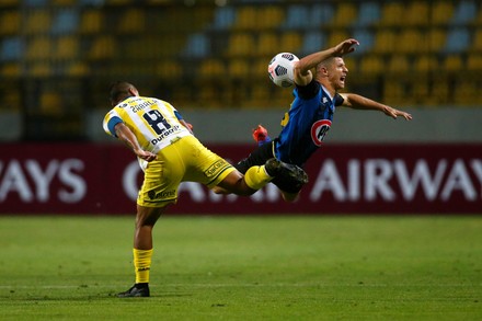 Cris Martinez R Huachipato Vies Ball Editorial Stock Photo - Stock ...