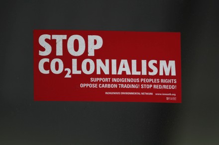 Sticker Saying Stop Colonialism Support Indigenous Editorial Stock ...