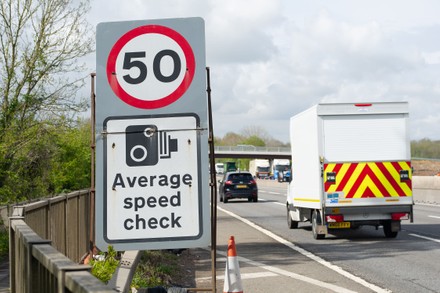 Average Speed Check Limits 50mph On Editorial Stock Photo - Stock Image ...