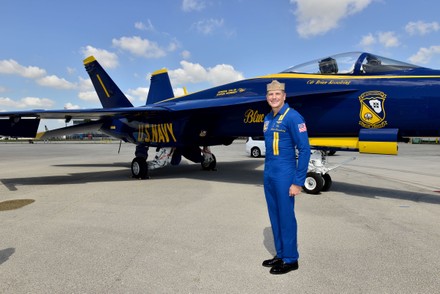 Commander Brian C Kesselring Stands Next Editorial Stock Photo - Stock ...