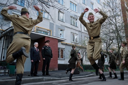 Military Dance Group Shows Elements Acrobatics Editorial Stock Photo ...