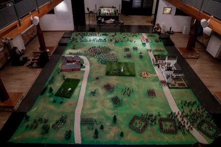 View Battle Waterloo Model Made Entirely Editorial Stock Photo - Stock ...