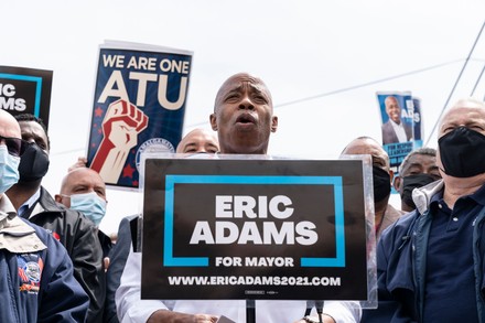 Mayoral Candidate Eric Adams Endorsed By Editorial Stock Photo - Stock ...