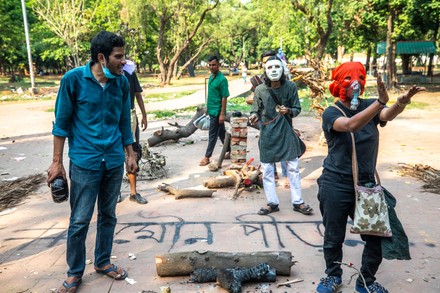 Activists Staged Performence Art Protest Deforestation Editorial Stock ...