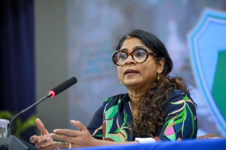 Maldives Minister Defence Mariya Ahmed Didi Editorial Stock Photo ...