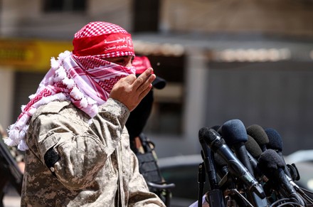 Palestinian Militant National Resistance Brigades Armed Editorial Stock ...